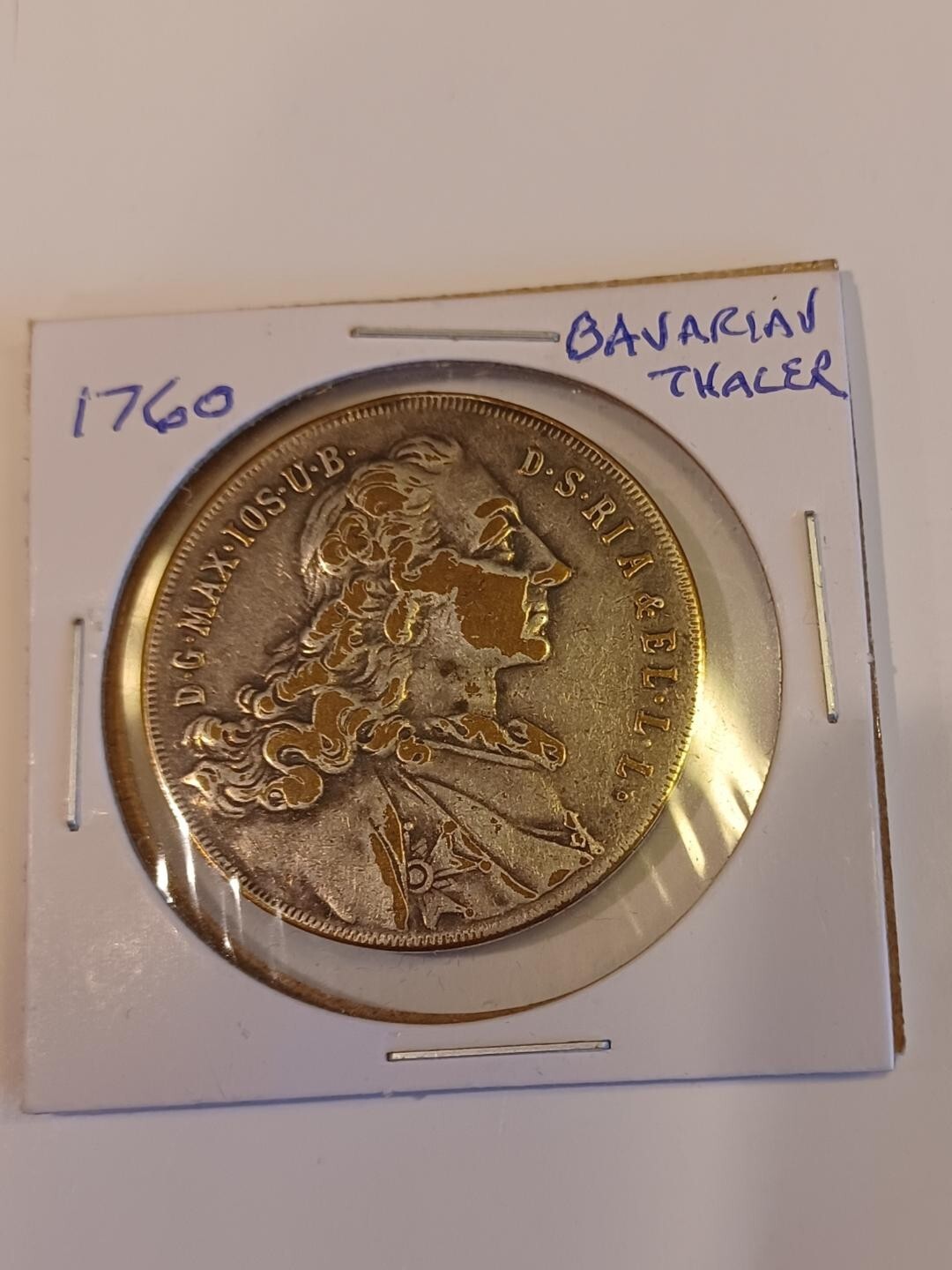 Bavaria /GERMANY 1760 Silver (.833) coin 1 Thaler Maximilian III ( 1727 ...