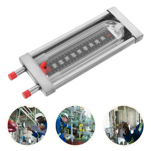 Pressure Gauge Water Column U-shaped Manometer Differential Sensor ...