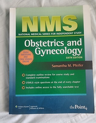 NMS National Medical Series for Independent Study 6th Ed Obstetrics ...
