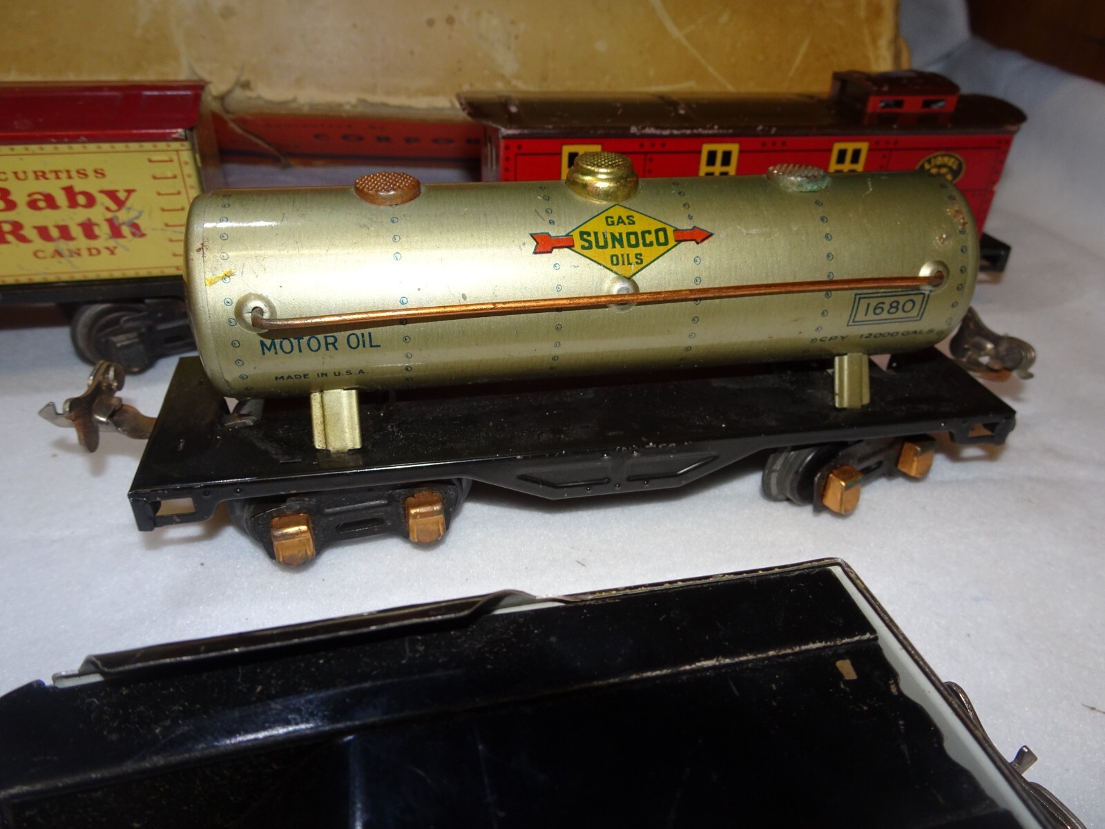 Vintage Lionel JR 1055 Prewar Freight Train Set w'Transformer and RED ...