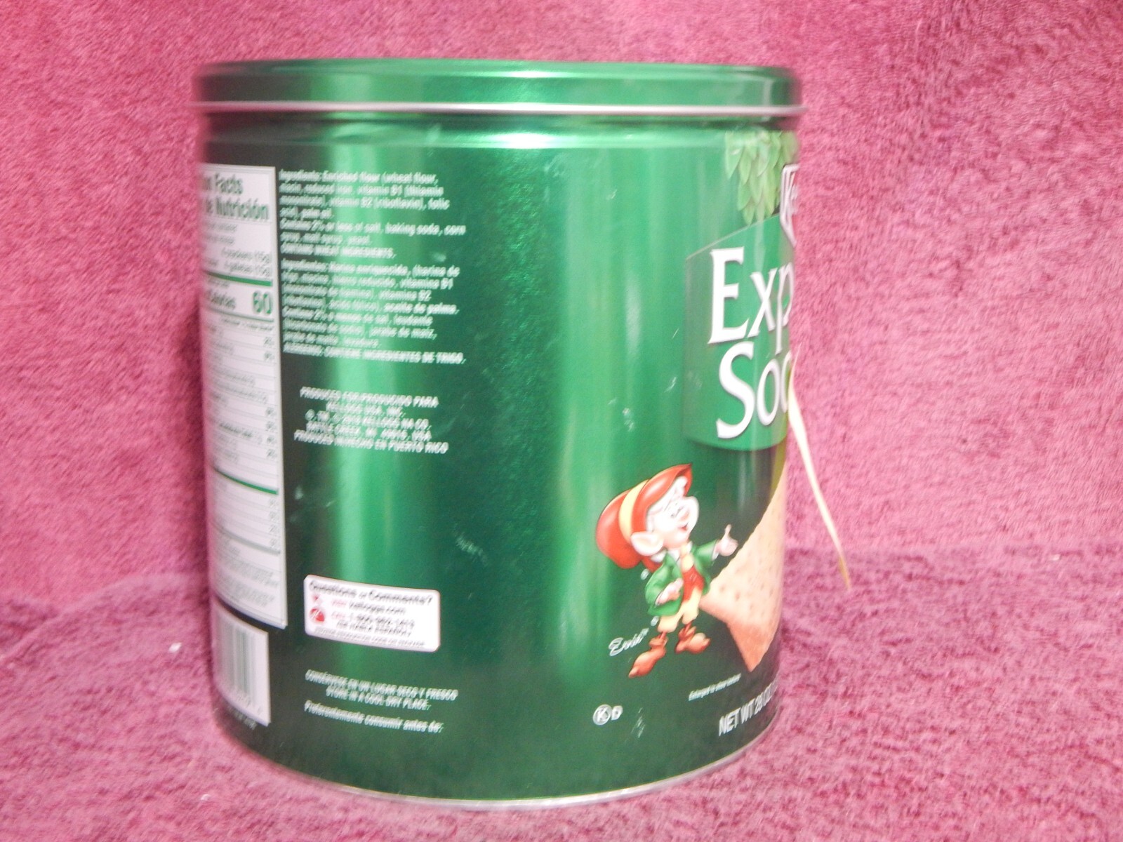 Keebler Export Sodas Tin 28 OZ (B) | eBay