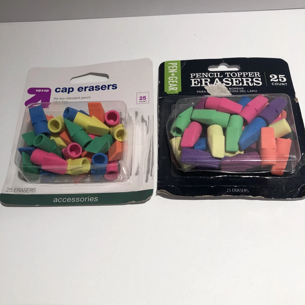 Pencil Eraser Toppers