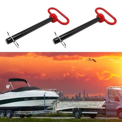2Pcs Generic Tractor Towing Hitch Pin and Clips Trailer Hitch Pin ...