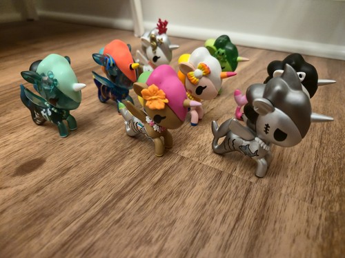 Tokidoki Mermicorno Series 2 Complete Set + Chaser Sharkbite Designer ...