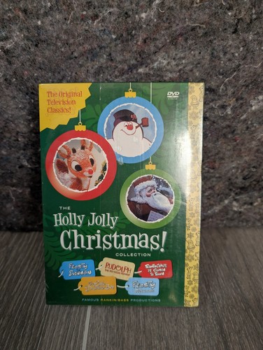 Holly Jolly Christmas DVD Box Set Sealed New Rudolph Frosty Santa 3 ...