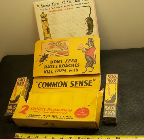 OLD RAT NIP RAT ROACH CONTROL MOUSE TRAP TRAPPER BAIT STORE DISPLAY GRAPHICS | eBay