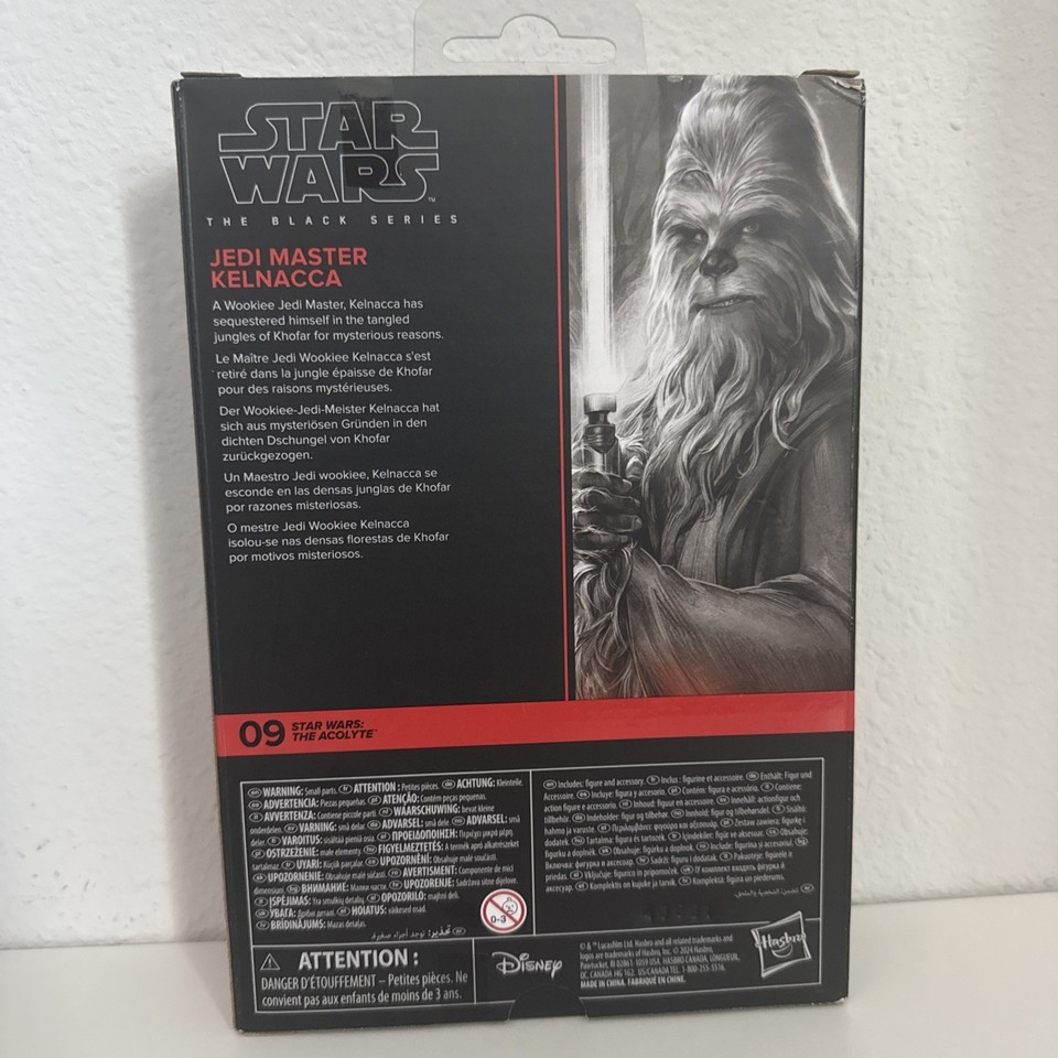 HASBRO STAR WARS: THE ACOLYTE BLACK SERIES 09 JEDI MASTER KELNACCA ...