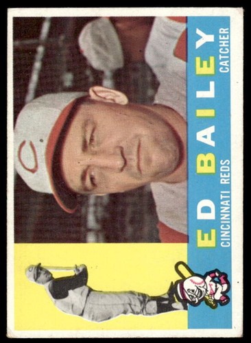 1960 TOPPS ED BAILEY 411 VG-EX BASEBALL CINCINNATI REDS | eBay