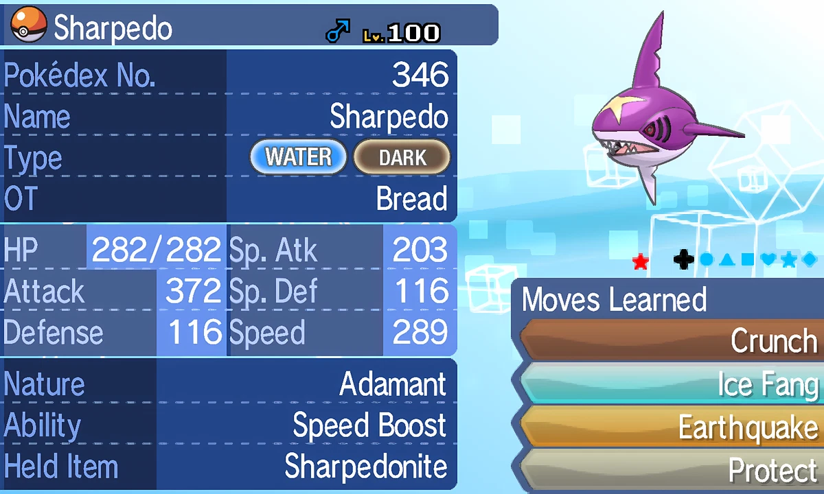 Shiny Mega Sharpedo