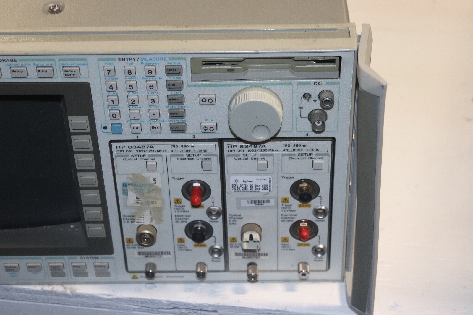HP Agilent Keysight 83480A Digital Communications Analyzer Mainframe ...