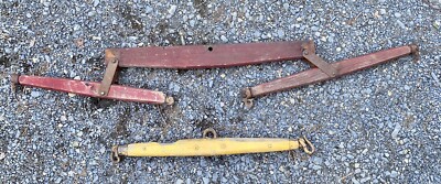 ANTIQUE HORSE DRAWN DOUBLE TREE & SINGLE TREE YOKES - PRIMITIVE RUSTIC ...