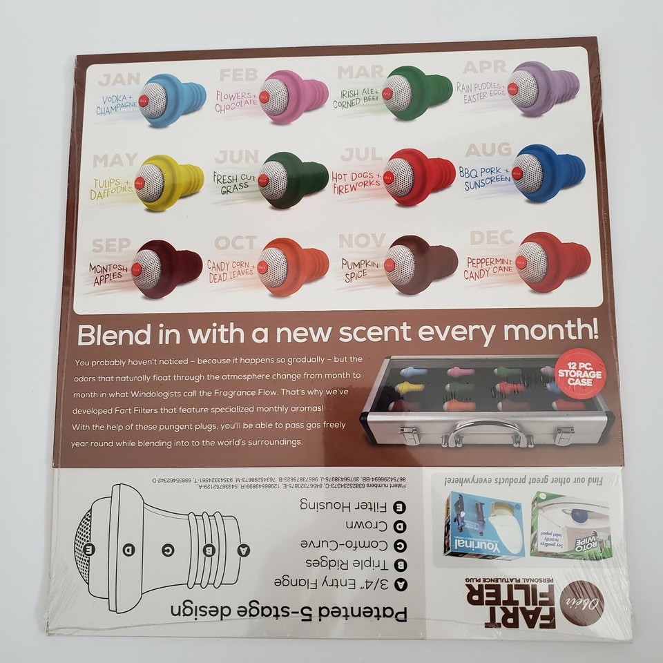 Prank Gag Gift Box Fart Filter Large 11x9x3 Wrap Real Gift in Funny ...