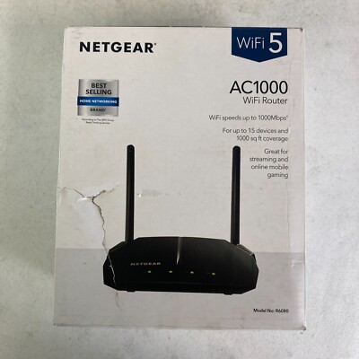 NETGEAR R6080 Dual Band Fast Ethernet Smart WiFi Router R6080-100NAS 4 ...