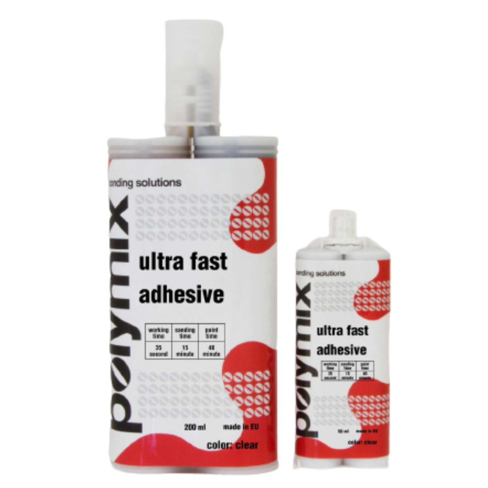 Polymix Ultra Fast Automotive Clear Plastic Repair and Adhesive ...