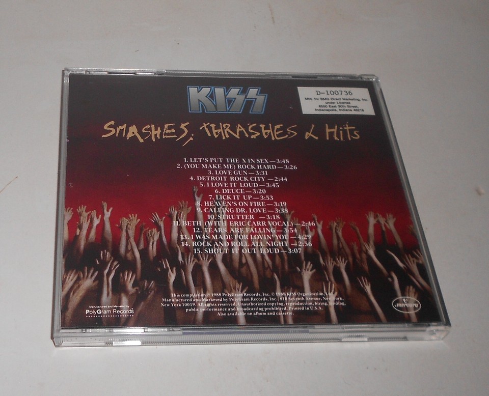 Kiss Smashes Thrashes & Hits CD | eBay
