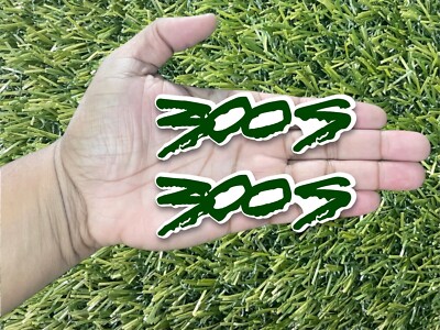 300 S Drip Car Emblem Badges Custom New Racing Aggressive Numbers Green ...