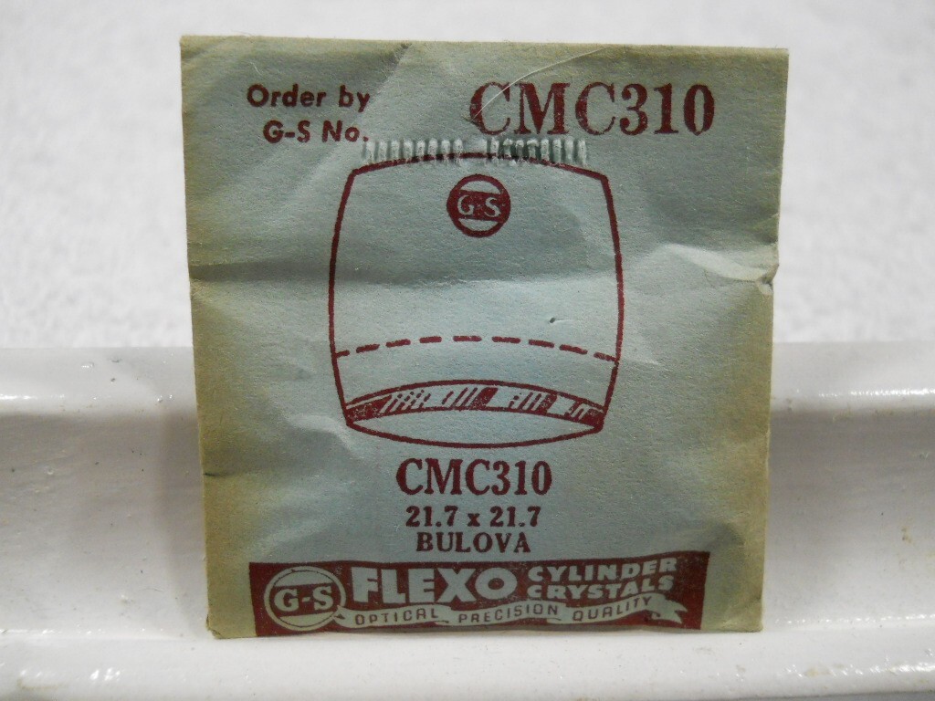 GS CMC310 Watch Crystal Fit Bulova - 21.7 x 21.7 mm - Replacement ...