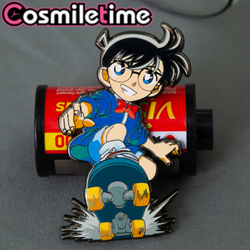 Detective Conan Kudou Shinichi Metal Brooch Badge Pin Collection Anime ...