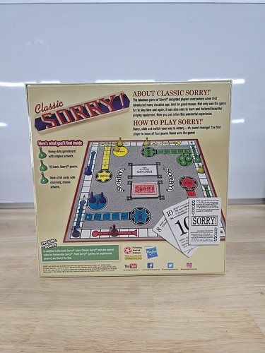 Classic SORRY! Collectable! Board Game - Parker Brothers (BRAND NEW ...