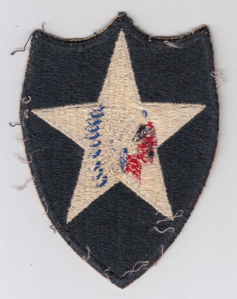 Vintage WW2 US Army 2nd Infantry Division Patch Insignia Indian Head ...