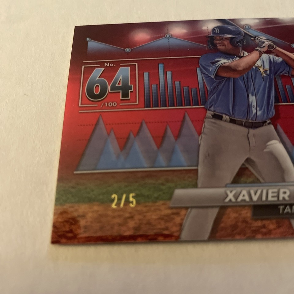 2024 Bowman Chrome Xavier Isaac BTP-64 2/5 Top 100 Tampa Bay Rays | eBay