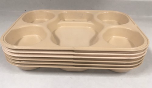 6 ~ Prison Jail Cafeteria Divided Food Trays DURALUX T-200 ~ Design ...