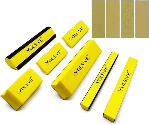 Hand Sanding Block Set of 7, Rectangle Sanding Blocks Auto Body with ...