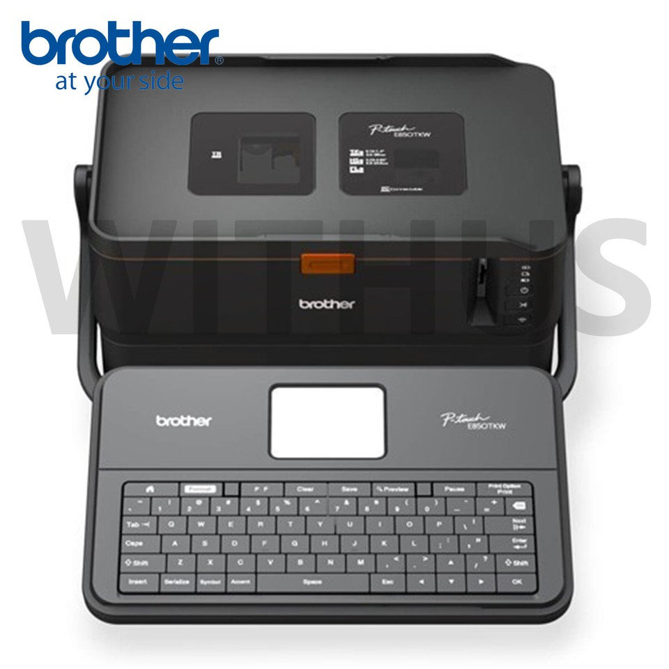 Brother Label Printer PT-E850TKW PC/Mobile Connect Keyboard USB Wi-Fi ...