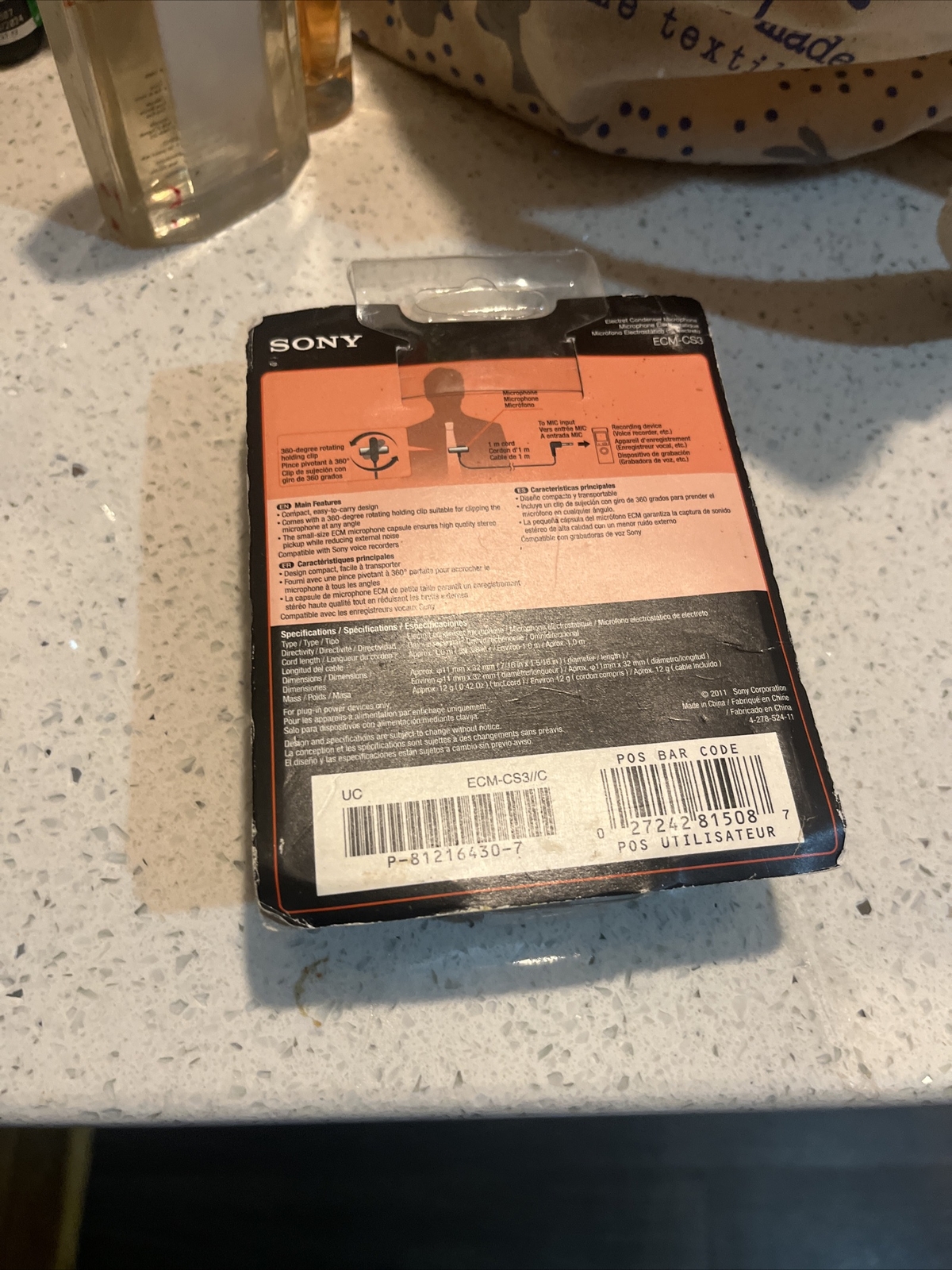 Sony ECM-CS3 Condenser Wired Microphone for sale online | eBay