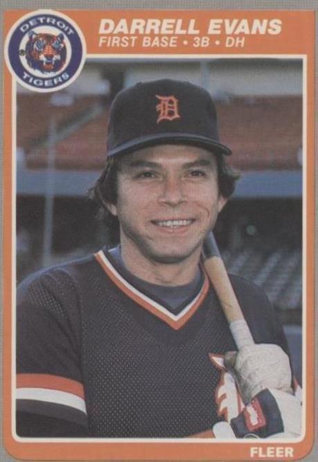 1985 Fleer - Darrell Evans #6 for sale online | eBay