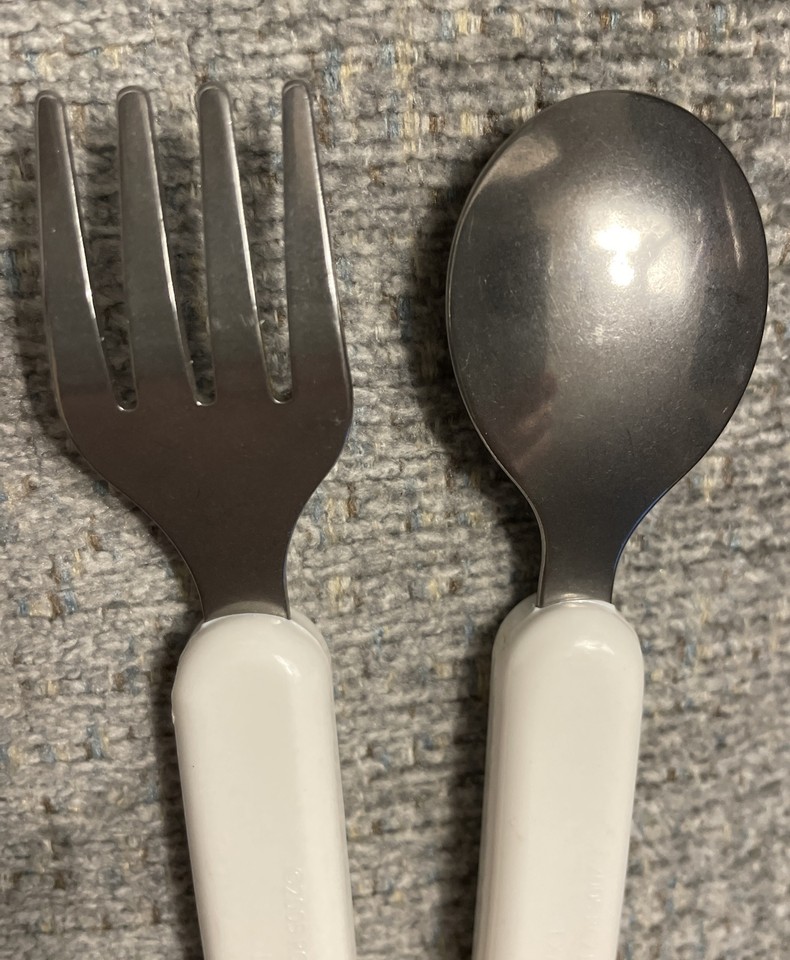 Disney Pixar Cars Spoon And Fork Set - Tow Mater & Lightning McQueen ...