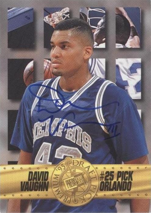 1995 Press Pass - Autographs David Vaughn (AU, RC) for sale online | eBay