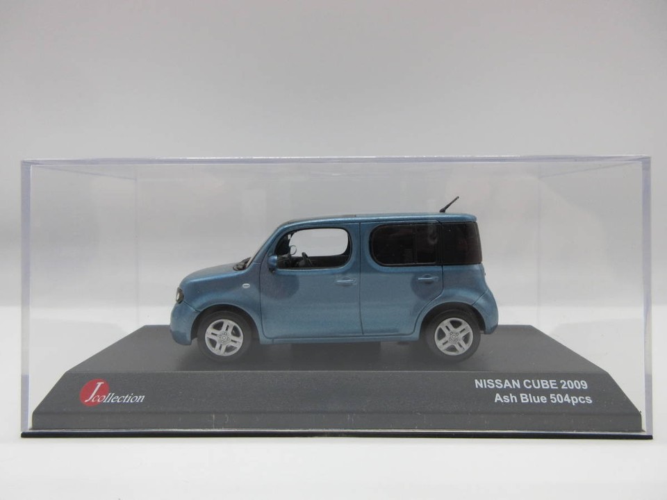 1/43 Kyosho Nissan Cube CUBE Z12 Limited to 504 Mini Car Ash Blue | eBay