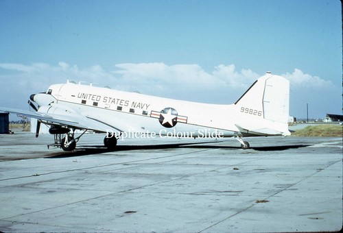 Aviation Aircraft Slide - US Navy Douglas C-47K 99826 (A035) | eBay UK