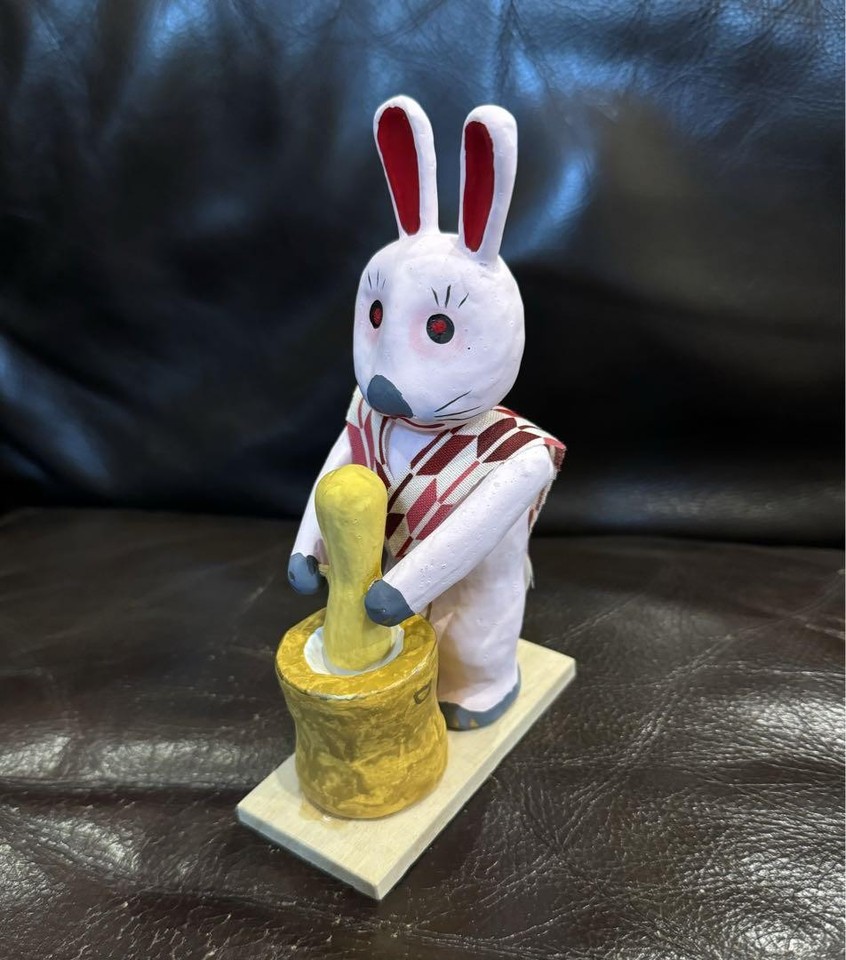 Nagato Parimaki, Rabbit with Pestle, Mochi, Karakuri, Folk Crafts ...