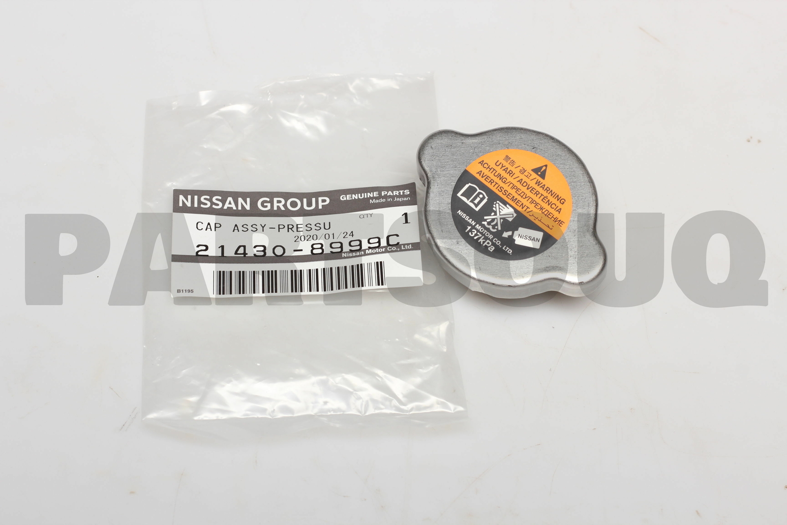 214308999C Genuine Nissan CAP ASSY PRESSU 21430-8999C | eBay