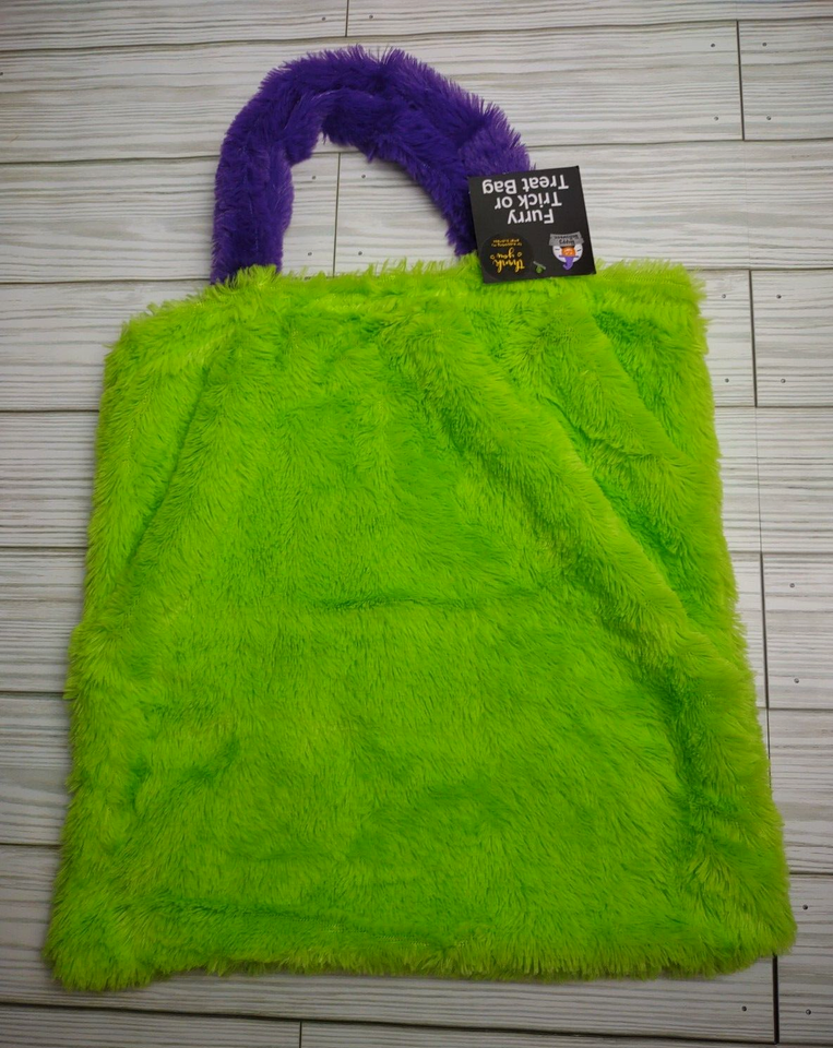 Frankenstein Halloween Monster Trick Or Treat Bag Emoji Face Furry ...