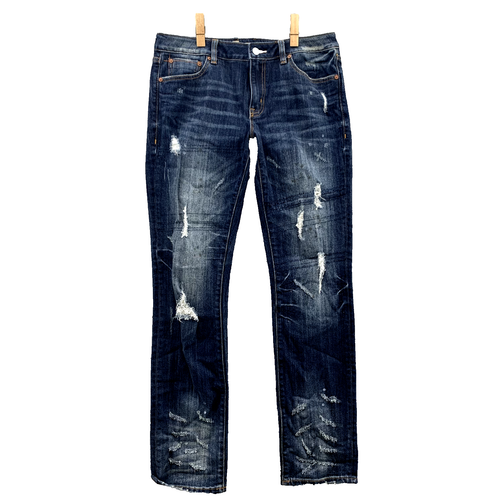 Rock Revival Remix Jeans Women 31x30* Distress Whisker Western Y2k ...