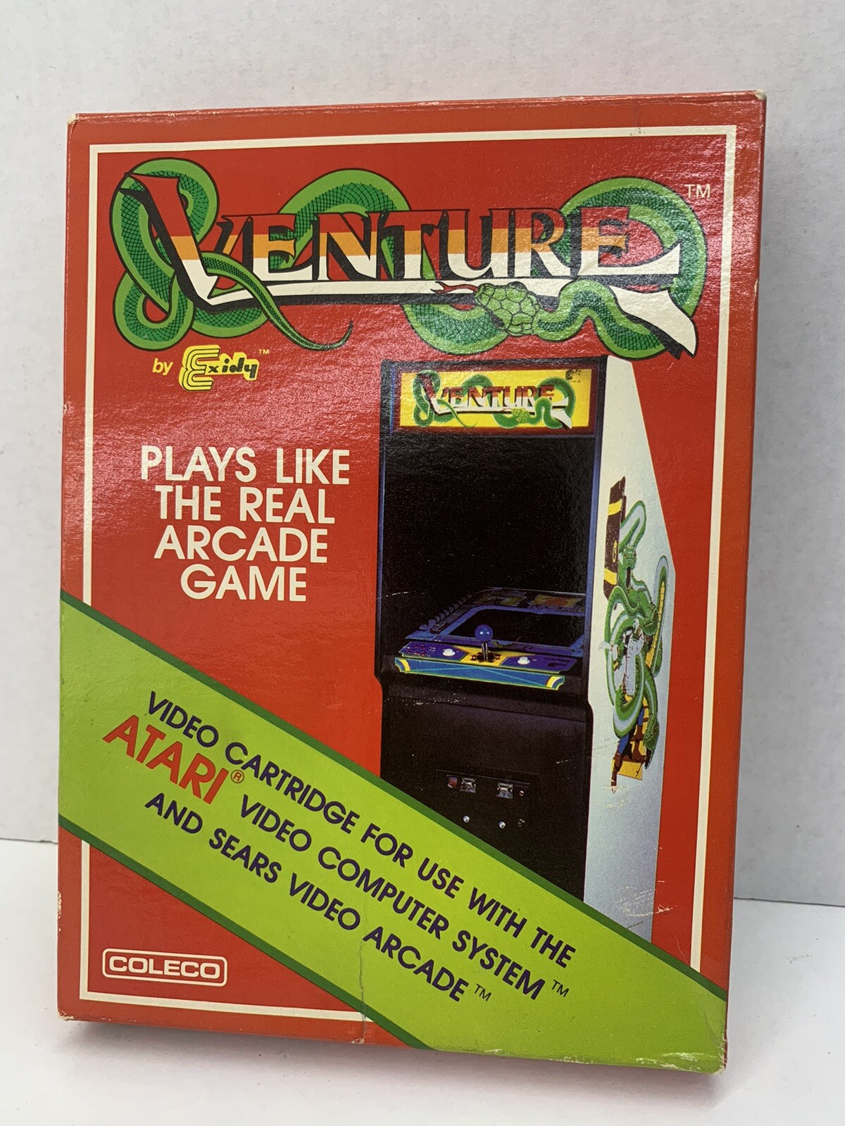 Atari 1982 Venture by Exidy Game Cartridge and Original Box | eBay