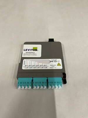 Leviton 31LM1-BCN Module 12 fib MTP Method B Core Fiber Breakout Module ...