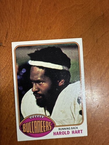 1976 Topps Football Harold Hart #126 Rookie RC Exmt | eBay