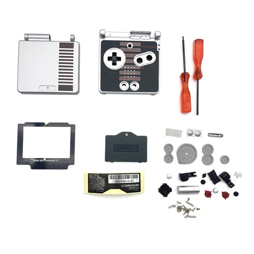 New For Nintendo GBA Game Boy Advance SP Shell NES Housing Shell Screen ...