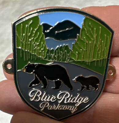 Bear Shield Blue Ridge Parkway Hiking Staff Stick Medallion NEW | eBay