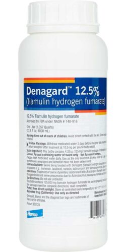 Denagard (Tiamulin Hydrogen Fumarate) 12.5% - 1 Liter | eBay