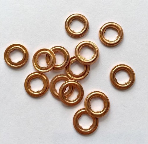 Diesel Injector Copper Sealing Washer Injector Copper Gasket 14 x 1.3mm ...