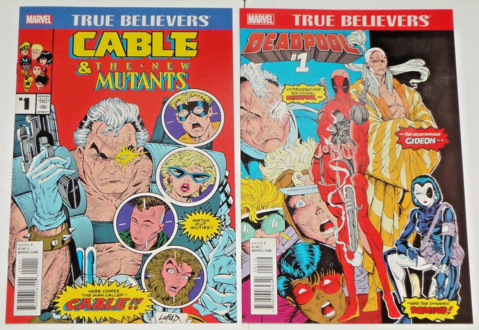 MARVEL TRUE BELIEVERS NEW MUTANTS #87 #98 REPRINT 1ST APPEARANCE CABLE ...