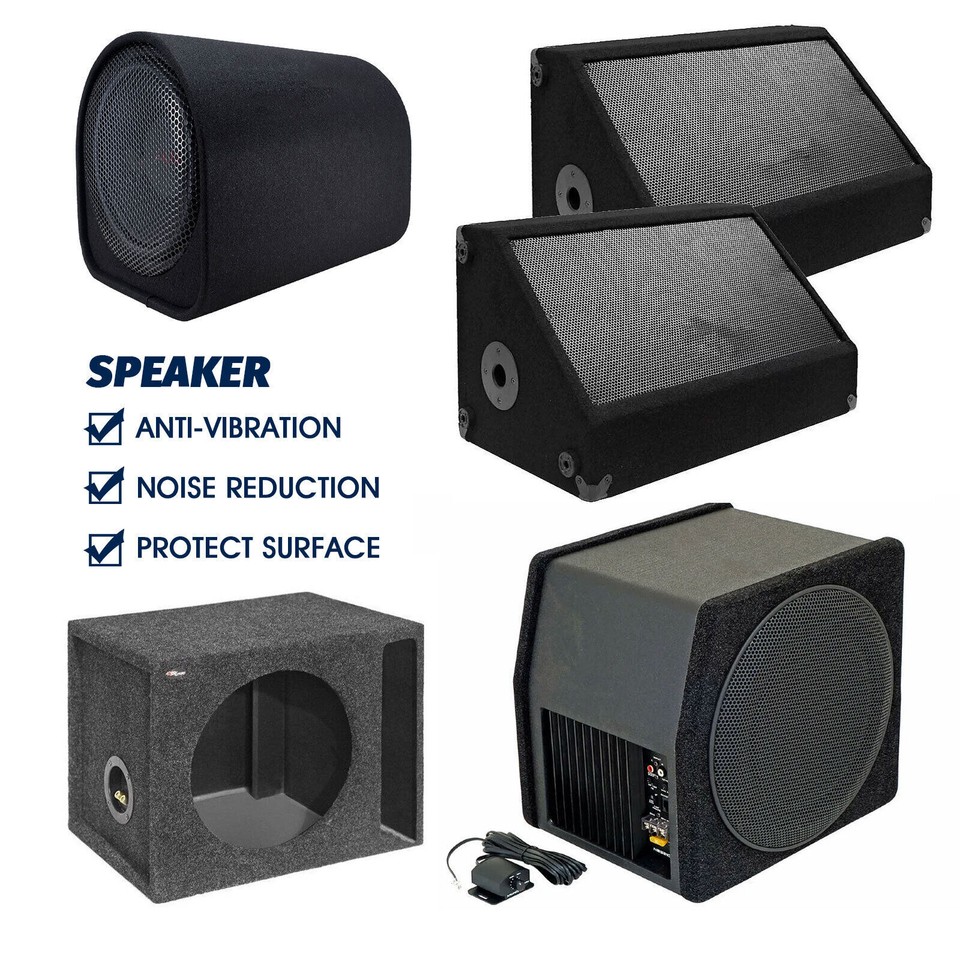 Car Sub Woofer Speaker Box Carpet Video Audio Wrap Trunk Liner Upholstery Lot | eBay