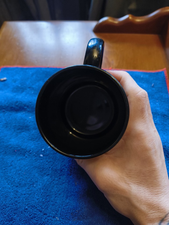 Too Much Coffee Man Coffee Mug Original 1990-2000s Vintage Black | eBay