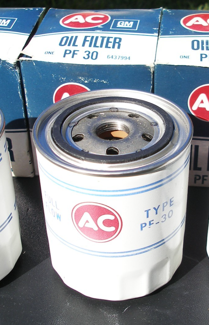NOS AC PF30 1959-1973 Oil Filter Pontiac Tri-Power GTO Olds 442 ...