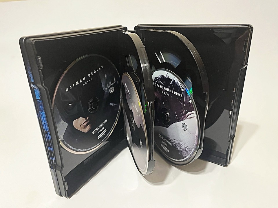 Batman The Dark Knight Trilogy 4K-UHD+2-Discs Special Features Jumbo ...